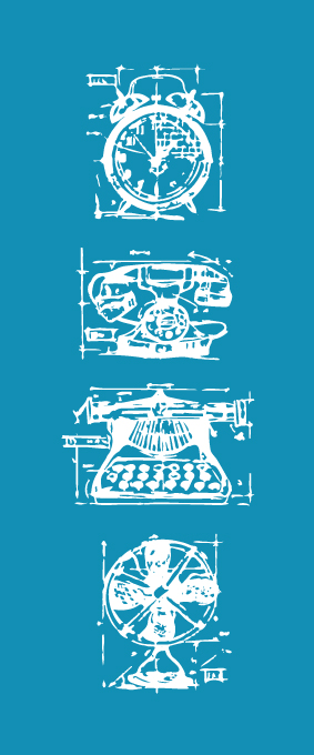 Old Technology – Mesh Stencil – The Blanc Canvas