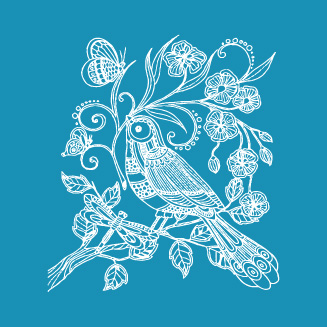 Birds of a Feather – Mini Mesh – The Blanc Canvas